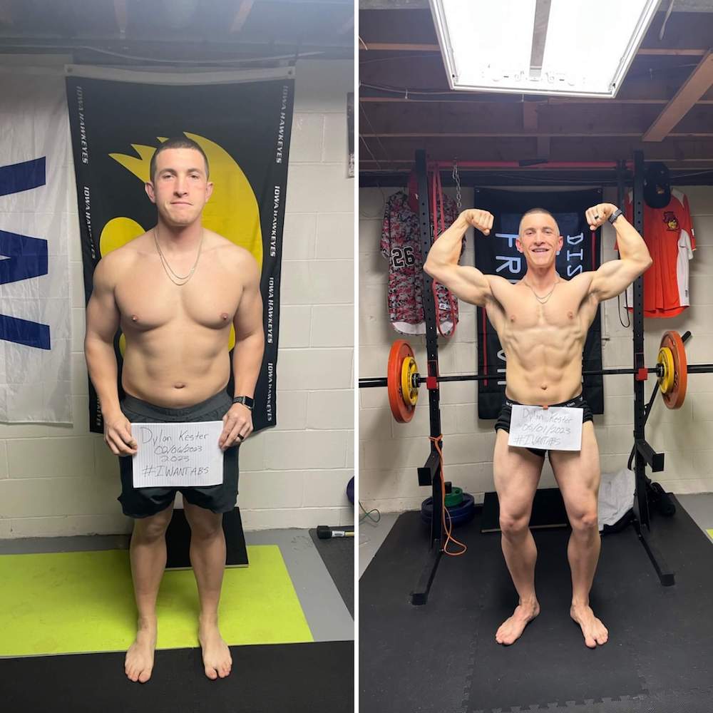 Setting specific goals, following the program, and getting real result ...