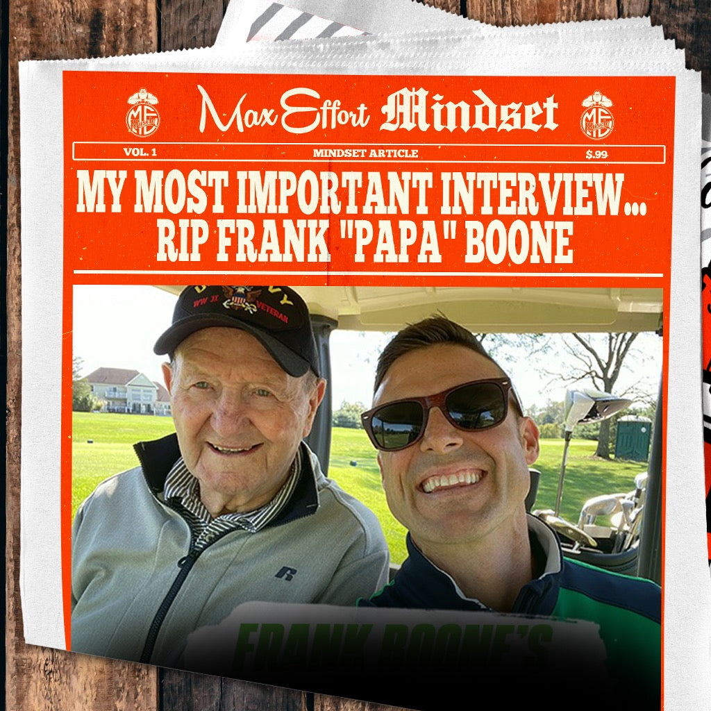 #65 My Most Important Interview – Max Effort Muscle
