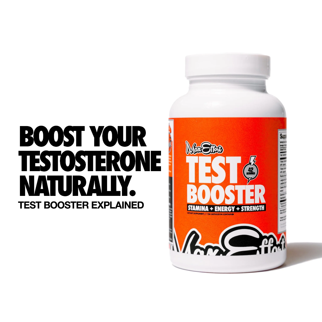 Boost Your Testosterone Naturally—Max Effort Muscle Test Booster Expla