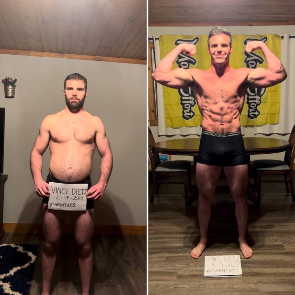 Easy program to follow, bricked up abs, and gaining strength w/ Vince ...